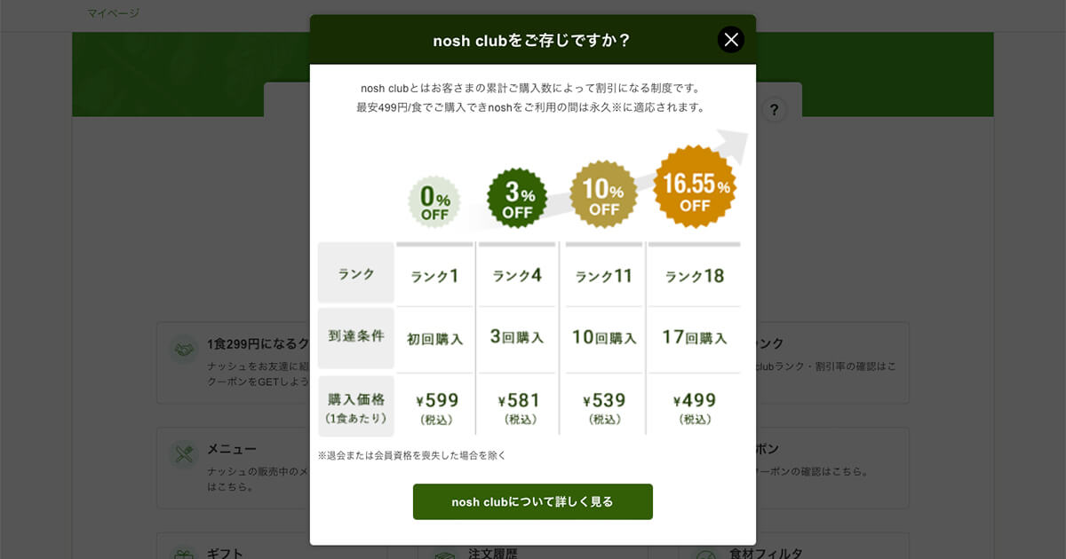 nosh（ナッシュ）の1ヶ月あたりの値段は？1日30食として計算してみた。